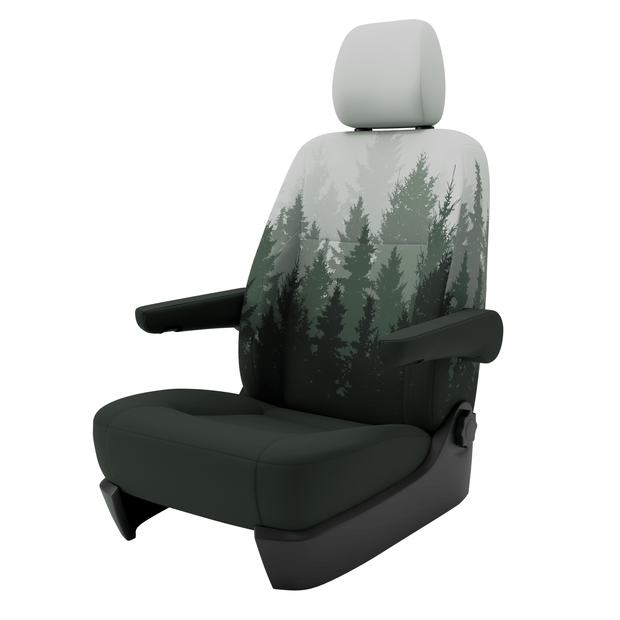 Seat covers for the vanexxt Campervan T6.1 Magic Forest